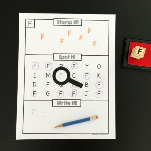 Alphabet Stamp - Spot - Write It - Modern Preschool