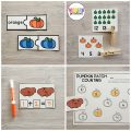 PUMPKINS Literacy & Math Centers - Modern Preschool