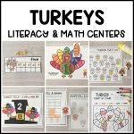 TURKEY Literacy & Math Centers - Modern Preschool