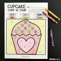 Valentine's Day Color By Number Printable