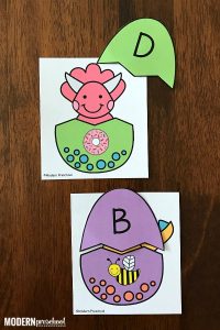 Hatching Dinosaur Eggs Initial Sound Match