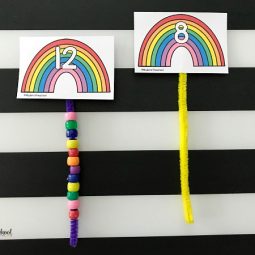 Preschool Printable: Counting Marshmallows & Number Recognition!