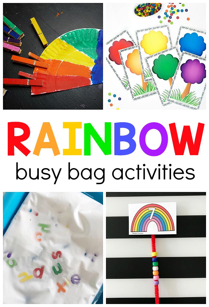 Rainbow Counting Beads Activity
