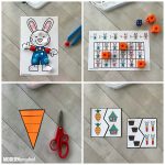 BUNNIES Fine Motor Busy Bins - Modern Preschool