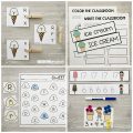 Ice Cream Counting Mats