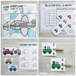 TRANSPORTATION Literacy & Math Centers - Modern Preschool