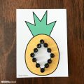 Pineapple Fine Motor Shape Cards