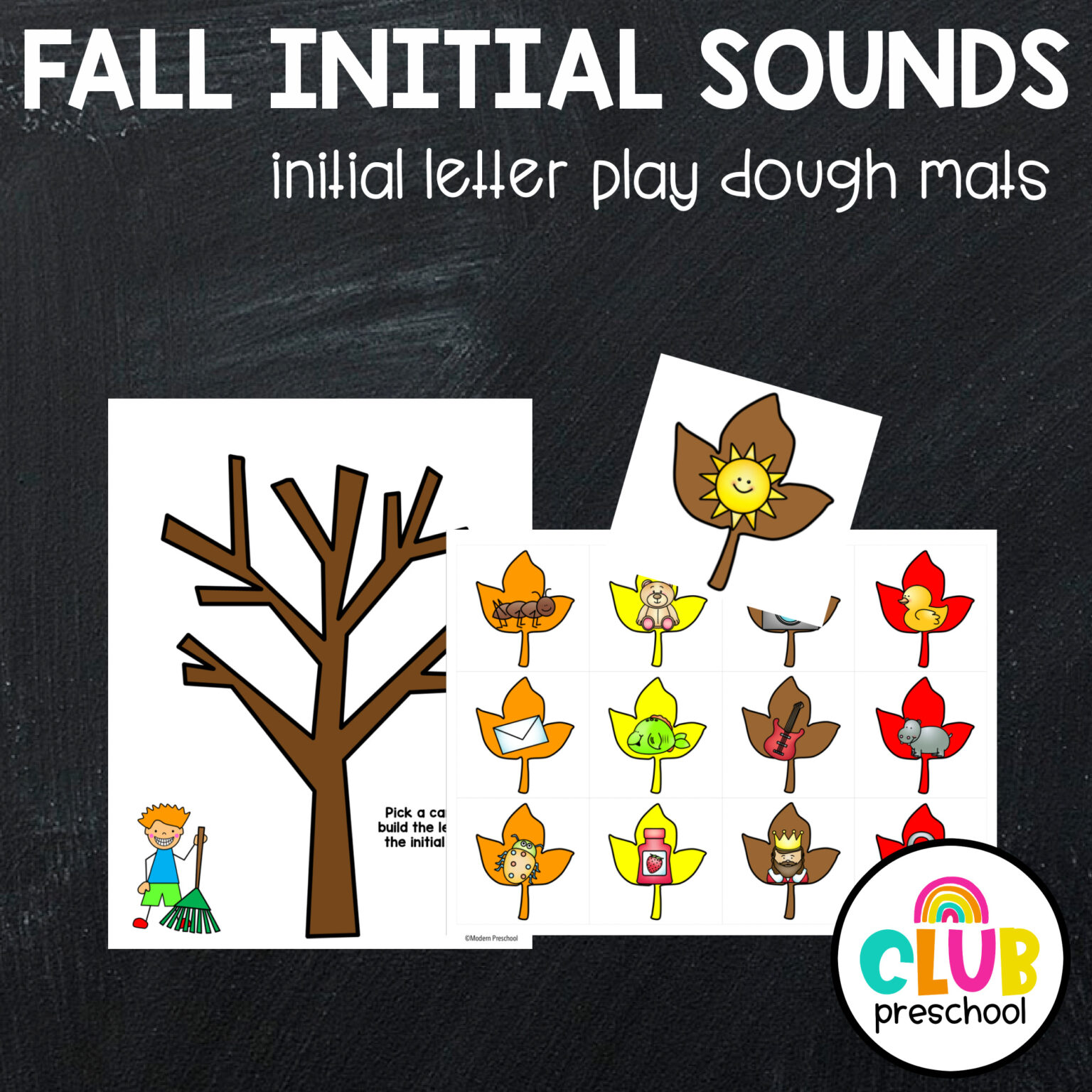 Fall Leaves Letter Cards & Name Practice